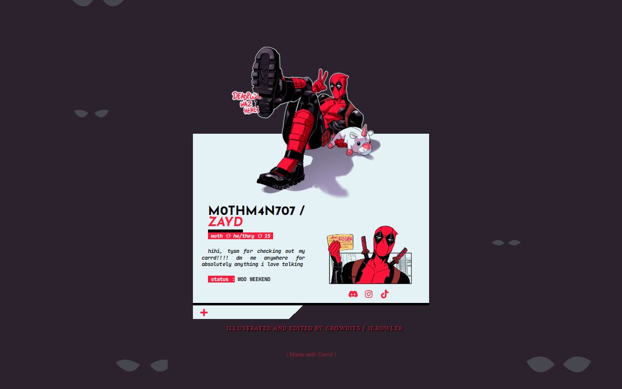 zayds silly lil carrd